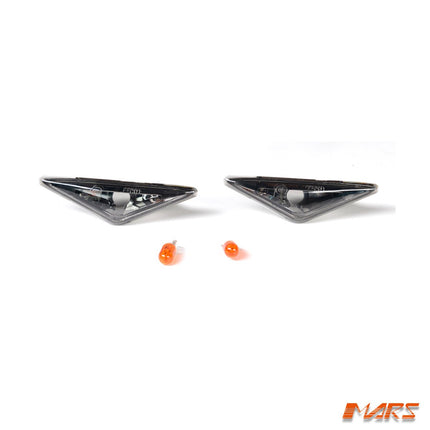 Black DRL LED Projector Head Lights for Porsche 911 Carrera 996 pre up ...